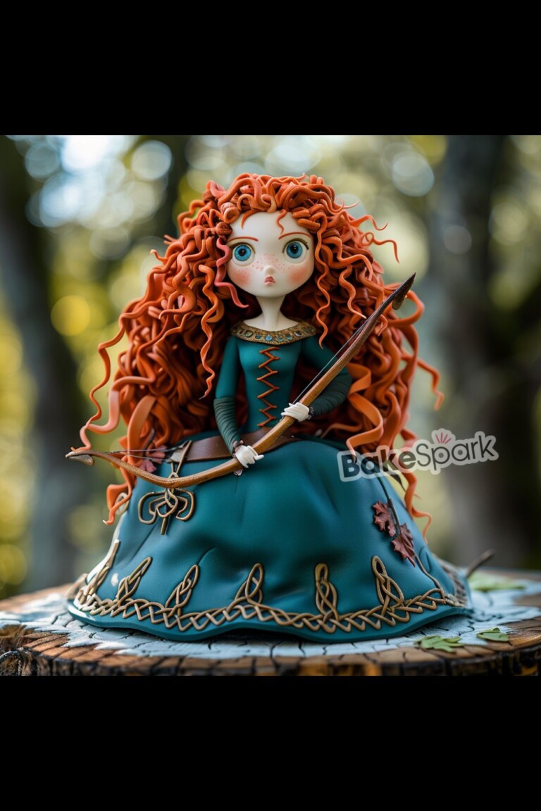 33 Merida Cake Design Ideas [GALLERY] - BakeSpark
