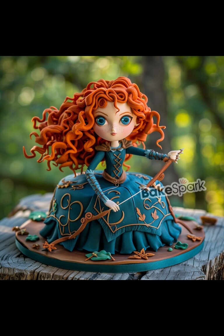 33 Merida Cake Design Ideas [GALLERY] - BakeSpark
