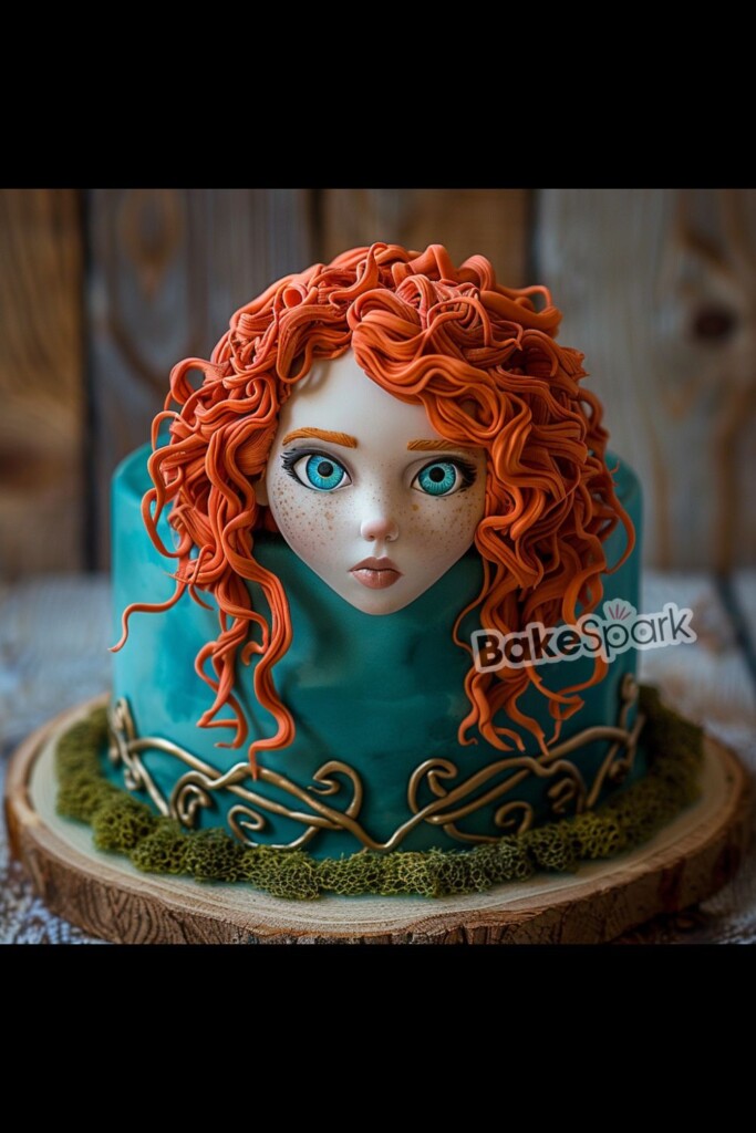 33 Merida Cake Design Ideas [GALLERY] - BakeSpark