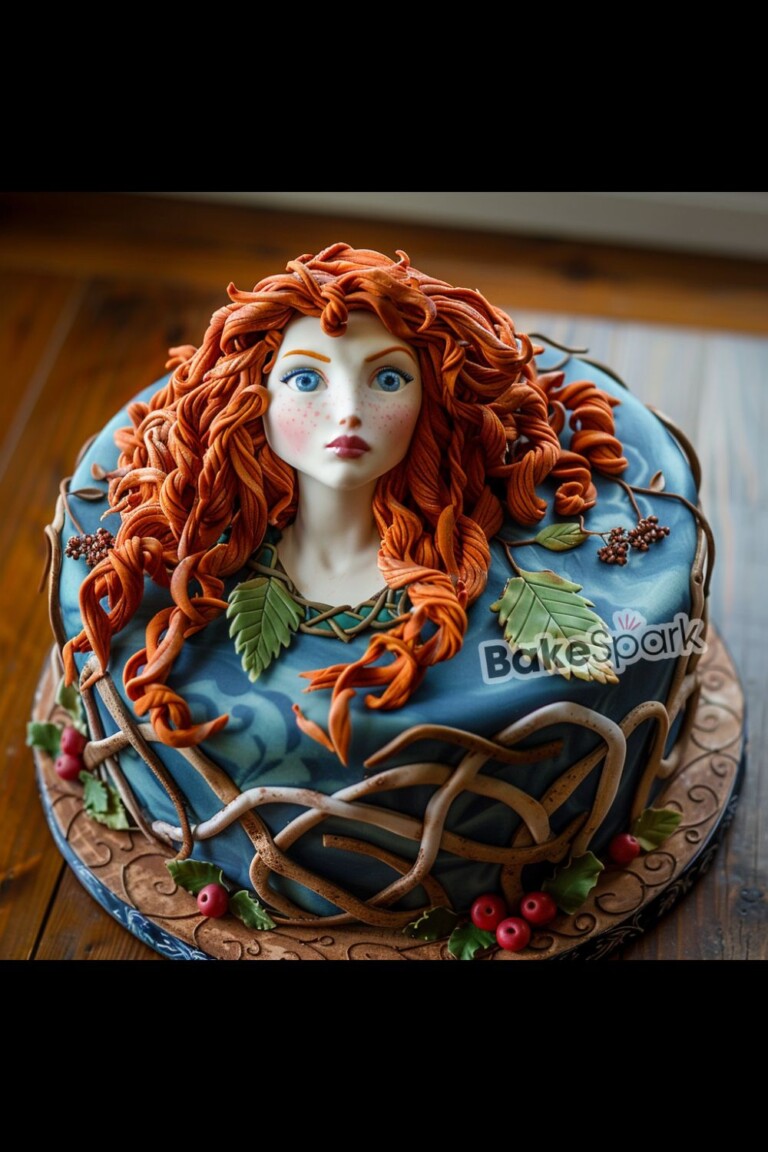 33 Merida Cake Design Ideas [GALLERY] - BakeSpark