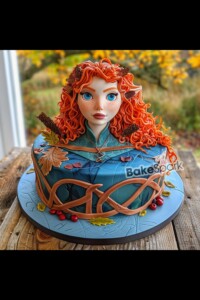 33 Merida Cake Design Ideas [GALLERY] - BakeSpark
