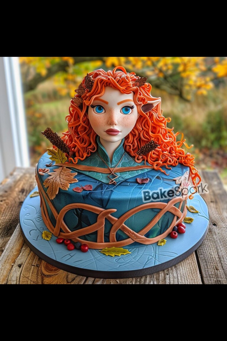 33 Merida Cake Design Ideas [GALLERY] - BakeSpark