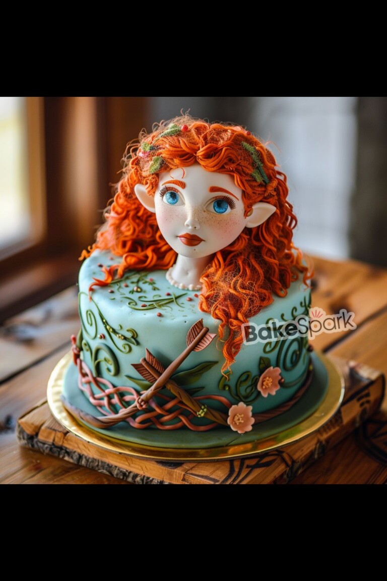 33 Merida Cake Design Ideas [GALLERY] - BakeSpark