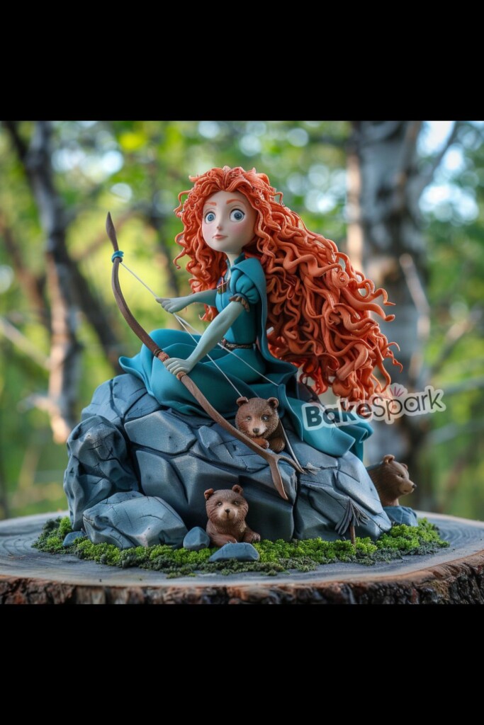33 Merida Cake Design Ideas [GALLERY] - BakeSpark