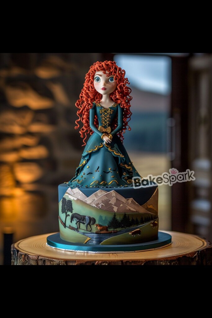 33 Merida Cake Design Ideas [GALLERY] - BakeSpark