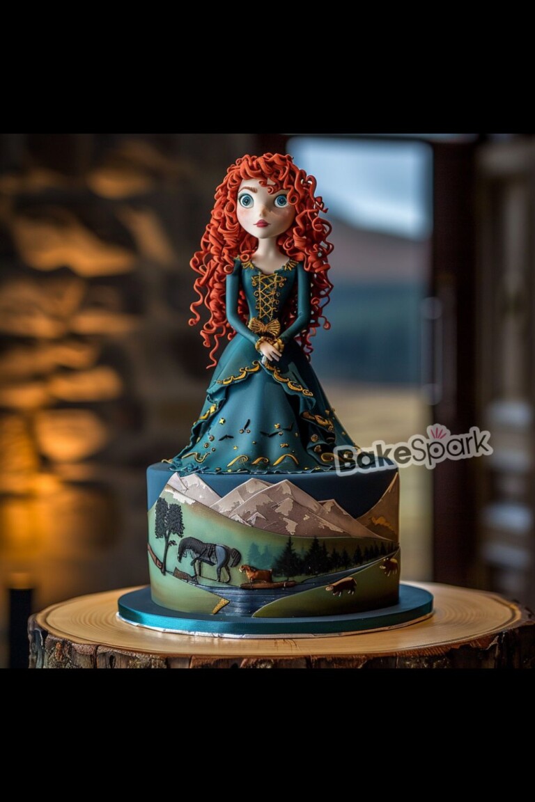 33 Merida Cake Design Ideas [GALLERY] - BakeSpark
