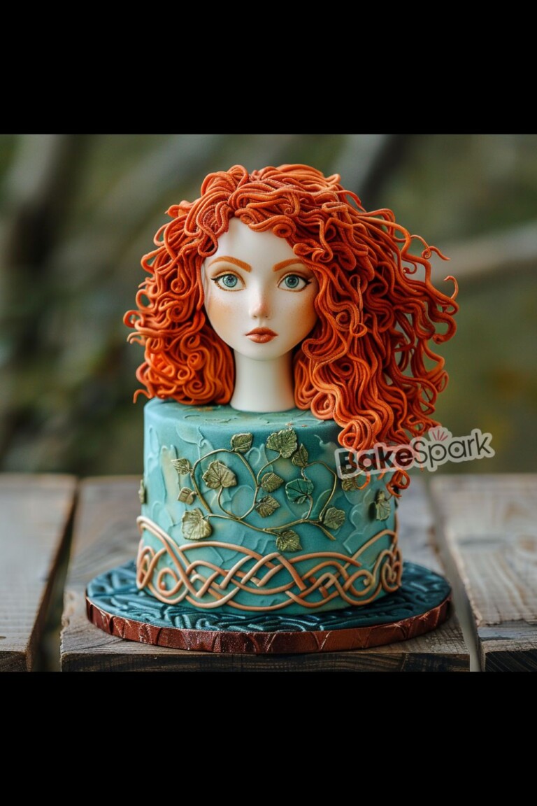 33 Merida Cake Design Ideas [GALLERY] - BakeSpark