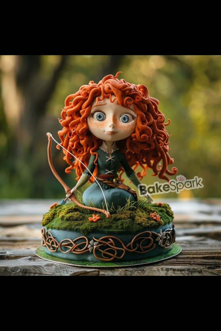 33 Merida Cake Design Ideas [GALLERY] - BakeSpark