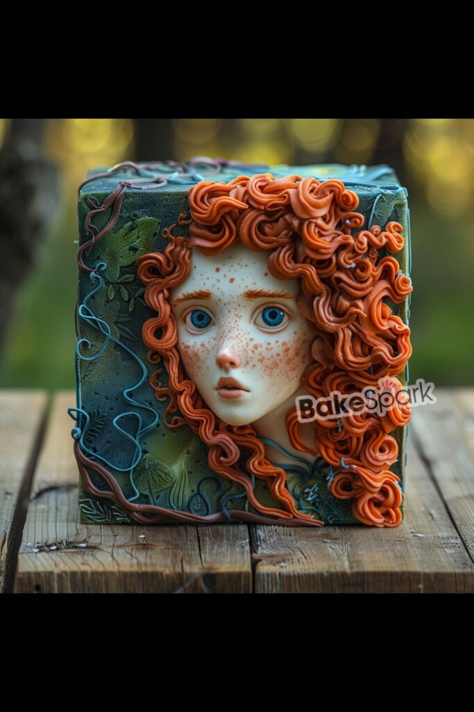 33 Merida Cake Design Ideas [GALLERY] - BakeSpark