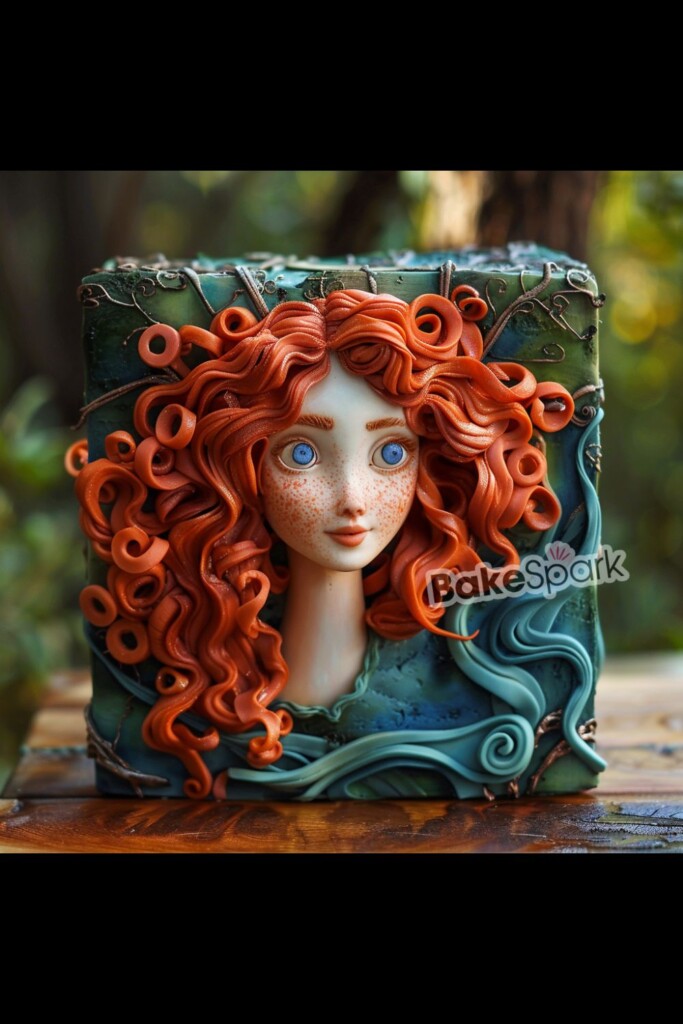 33 Merida Cake Design Ideas [GALLERY] - BakeSpark