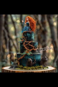 33 Merida Cake Design Ideas [GALLERY] - BakeSpark