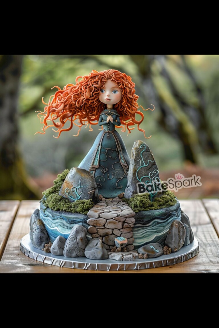 33 Merida Cake Design Ideas [GALLERY] - BakeSpark