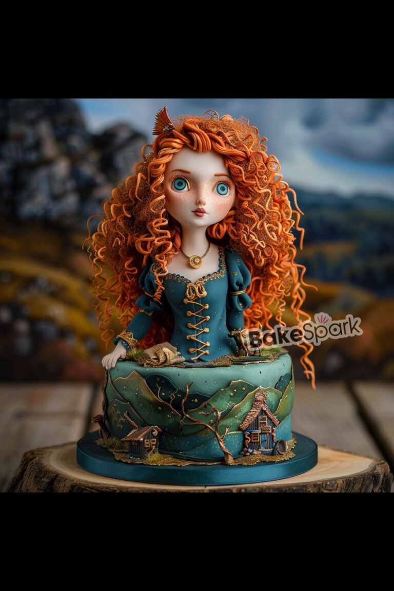 33 Merida Cake Design Ideas [GALLERY] - BakeSpark