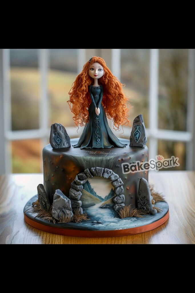 33 Merida Cake Design Ideas [GALLERY] - BakeSpark