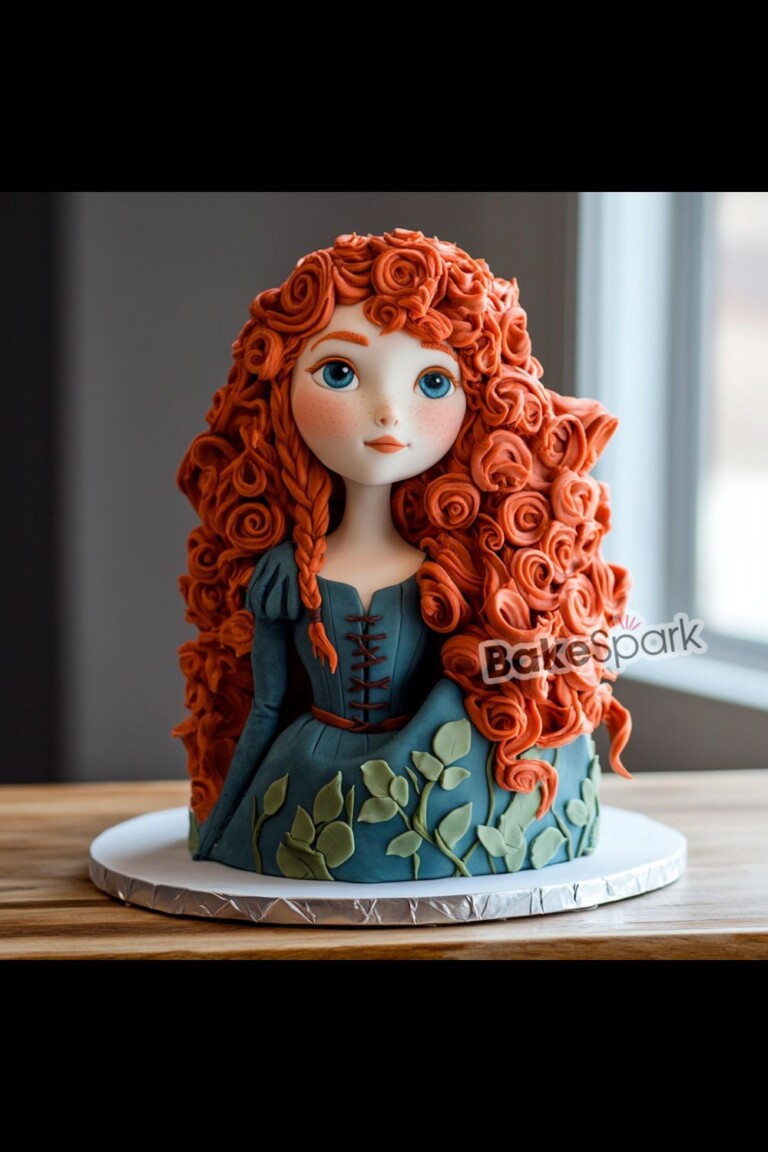33 Merida Cake Design Ideas [GALLERY] - BakeSpark