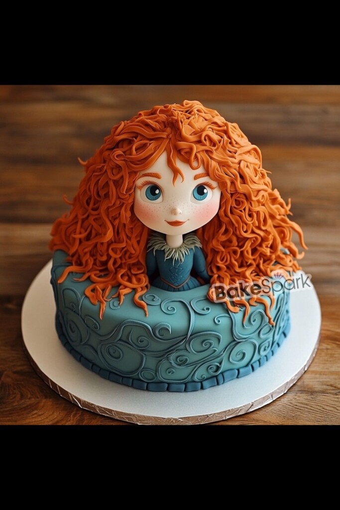33 Merida Cake Design Ideas [GALLERY] - BakeSpark