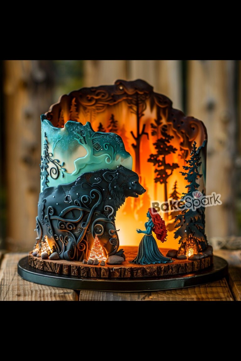 33 Merida Cake Design Ideas [GALLERY] - BakeSpark