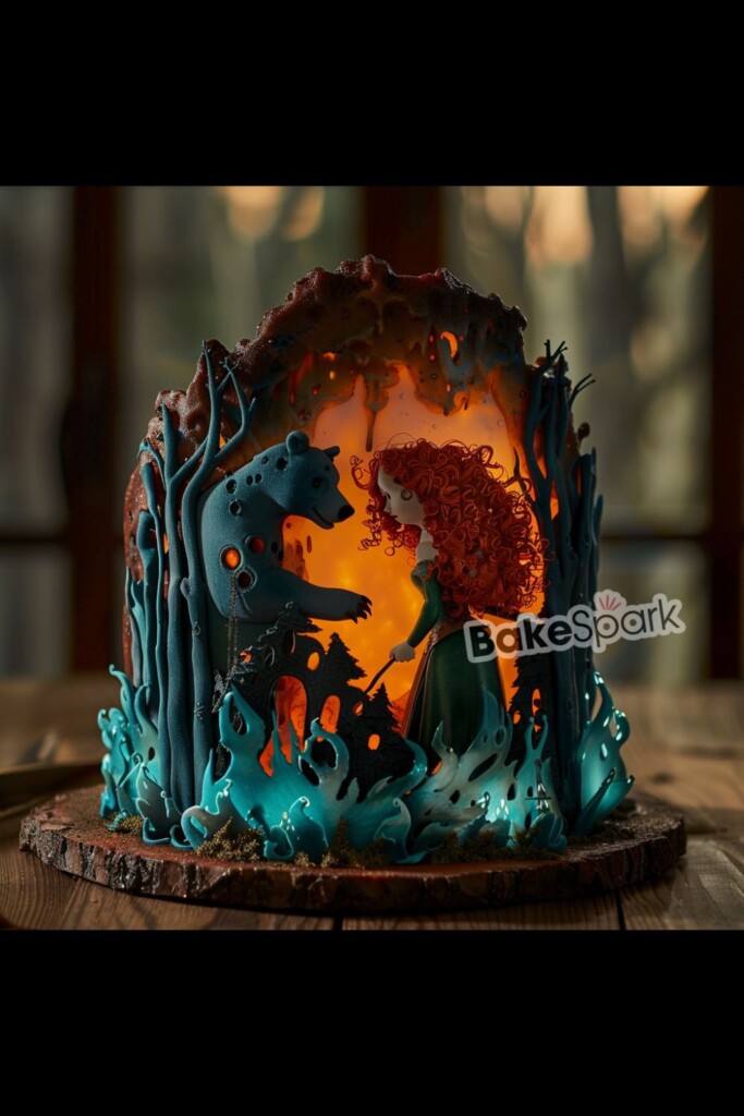 33 Merida Cake Design Ideas [GALLERY] - BakeSpark