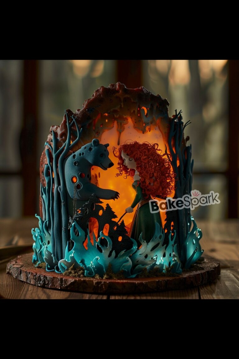 33 Merida Cake Design Ideas [GALLERY] - BakeSpark