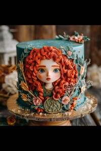 33 Merida Cake Design Ideas [GALLERY] - BakeSpark