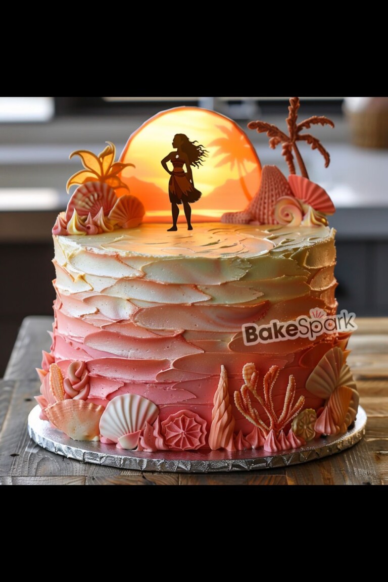 31 Moana Cake Design Ideas [GALLERY] - BakeSpark