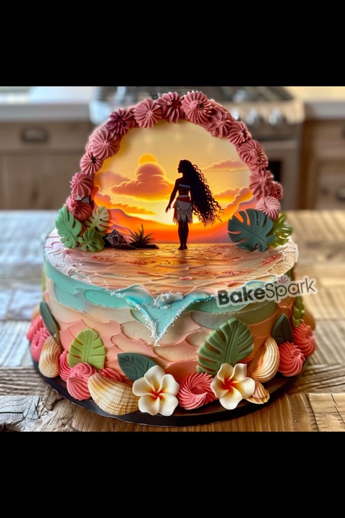 31 Moana Cake Design Ideas [GALLERY] - BakeSpark