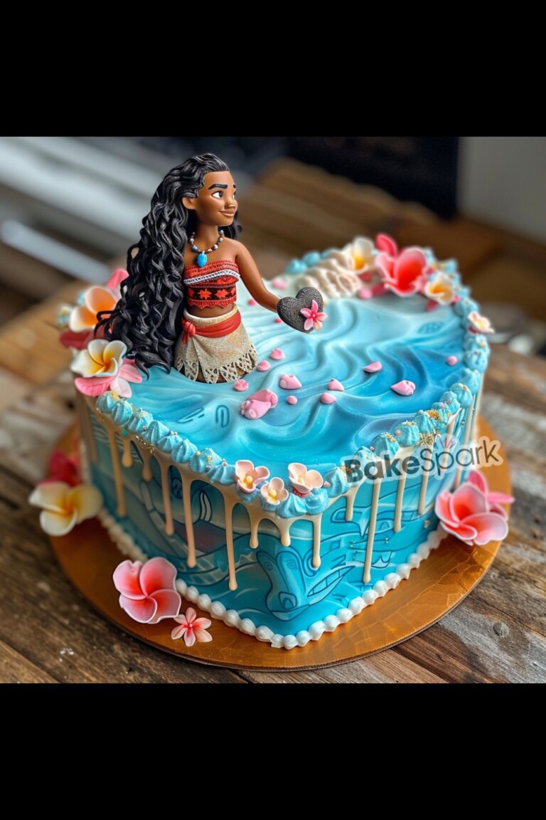 31 Moana Cake Design Ideas [GALLERY] - BakeSpark