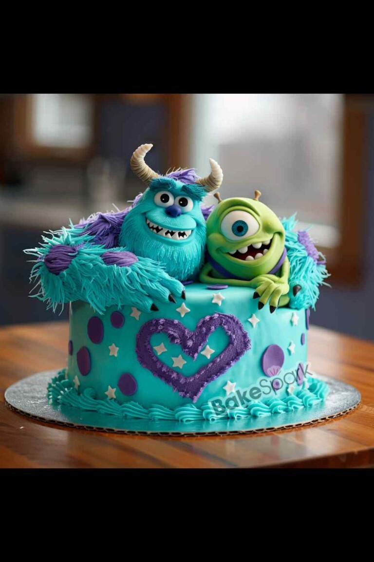 42 Monsters Inc Cake Design Ideas [GALLERY] - BakeSpark