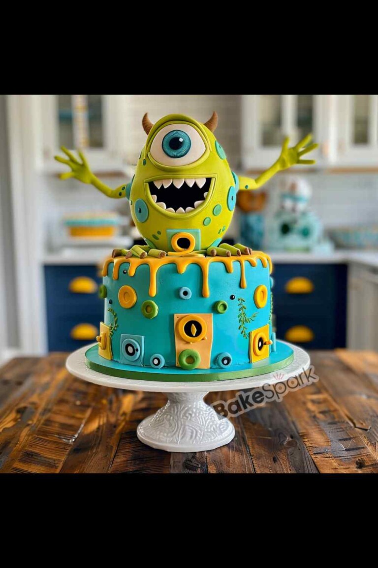 42 Monsters Inc Cake Design Ideas [GALLERY] - BakeSpark
