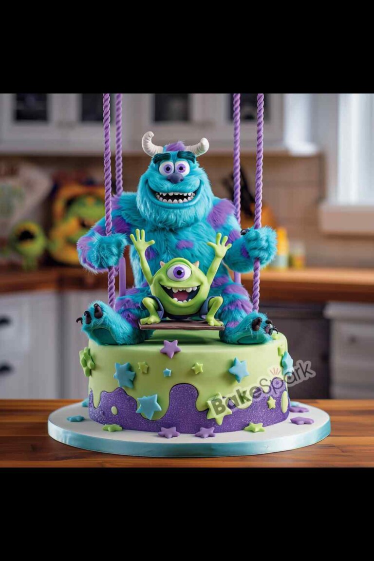 42 Monsters Inc Cake Design Ideas [GALLERY] - BakeSpark