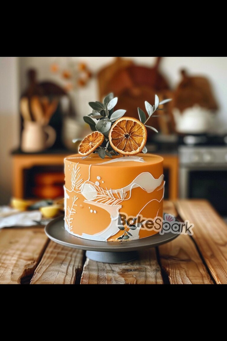 67 Orange Cake Design Ideas [GALLERY] - BakeSpark
