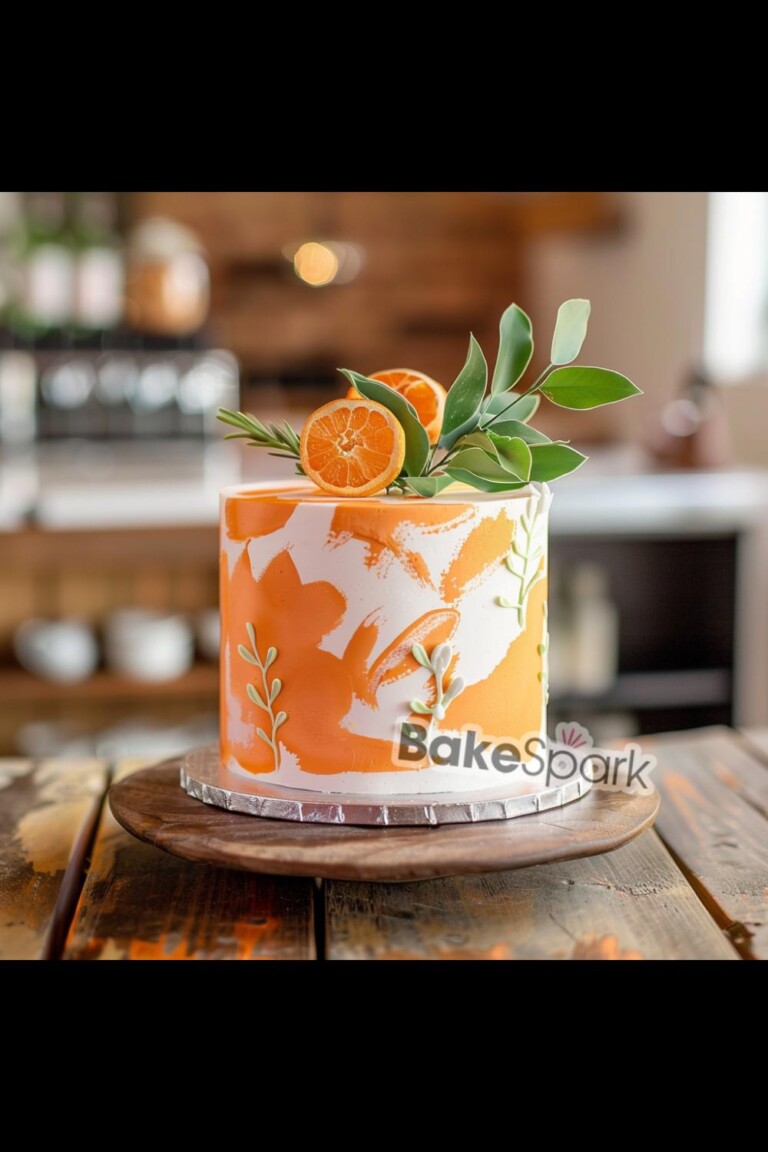 67 Orange Cake Design Ideas [GALLERY] - BakeSpark