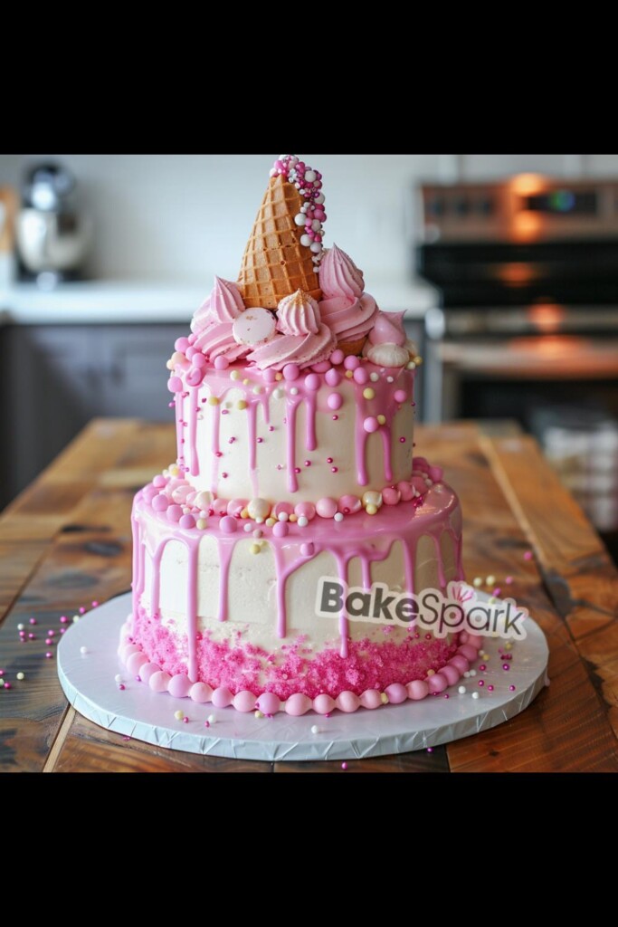 46 Pink Cake Design Ideas [GALLERY] - BakeSpark