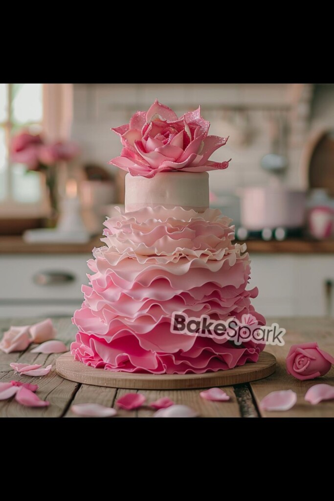 46 Pink Cake Design Ideas [GALLERY] - BakeSpark