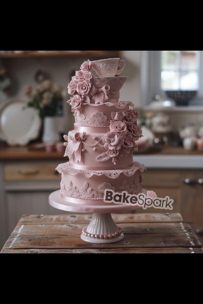 46 Pink Cake Design Ideas [GALLERY] - BakeSpark