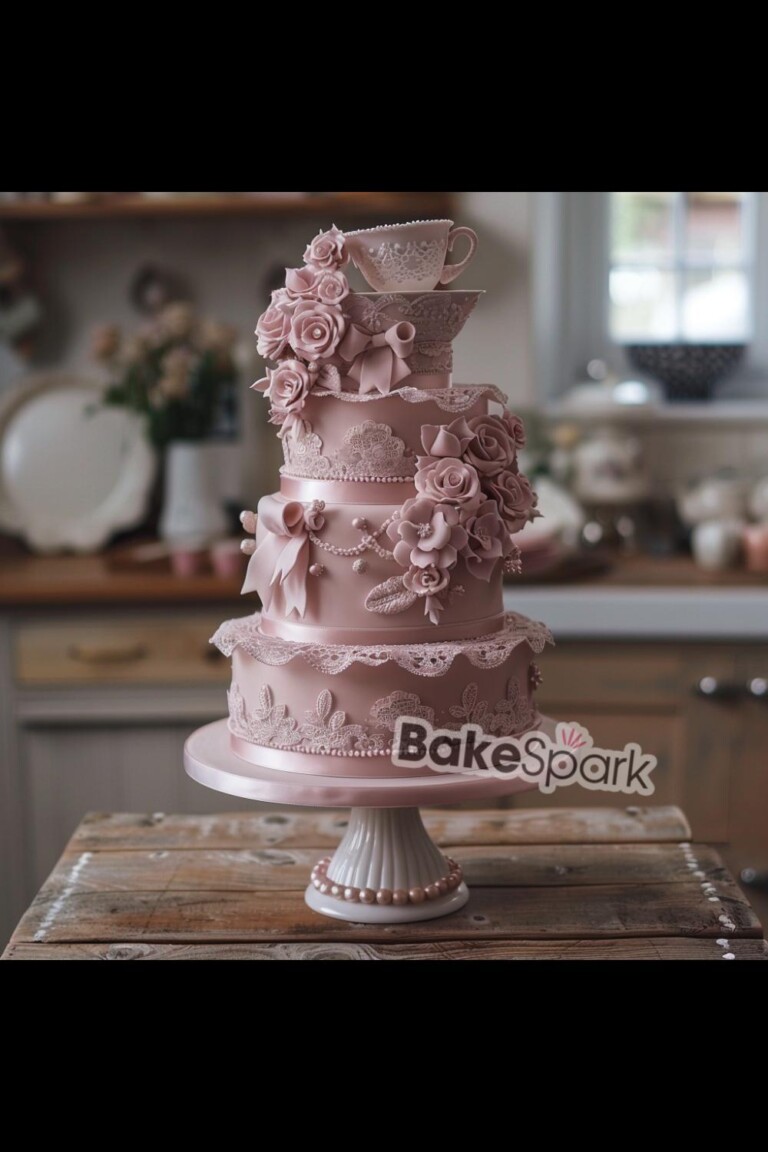 46 Pink Cake Design Ideas [GALLERY] - BakeSpark