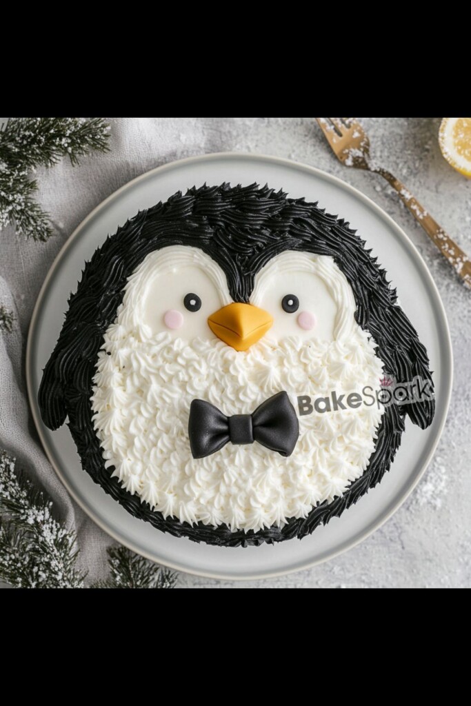 34 Penguin Cake Design Ideas [GALLERY] - BakeSpark