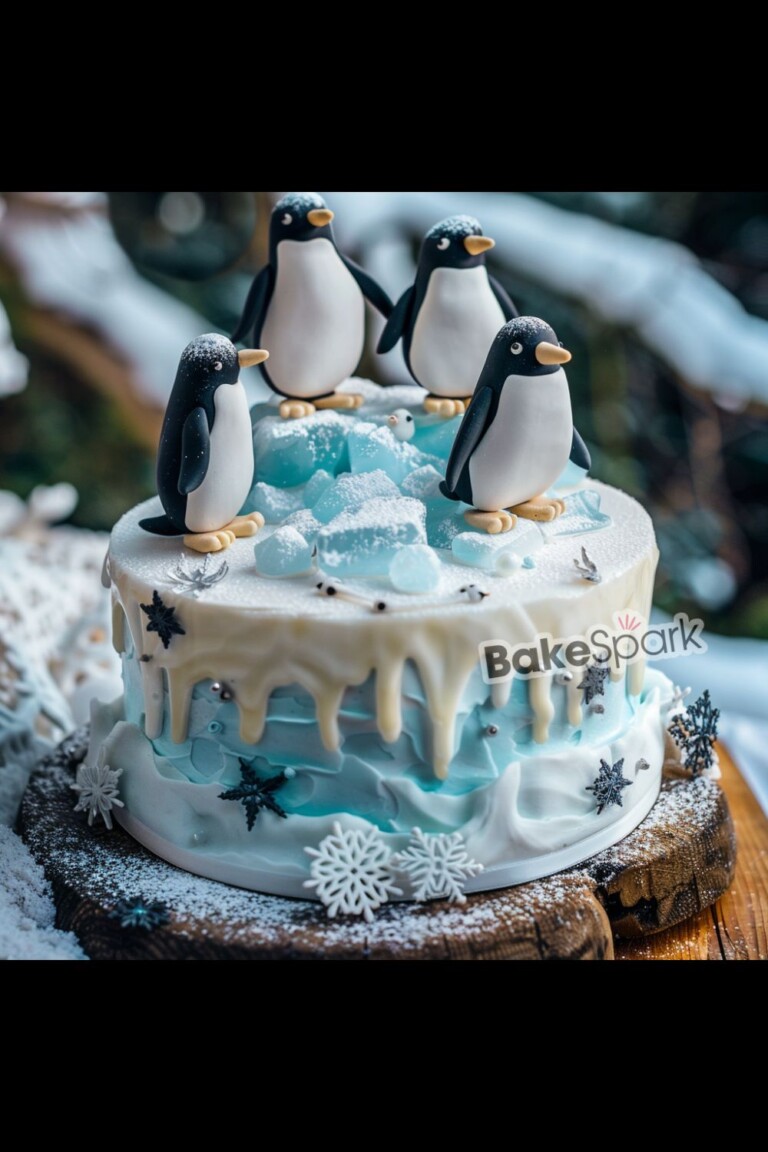 34 Penguin Cake Design Ideas [GALLERY] - BakeSpark