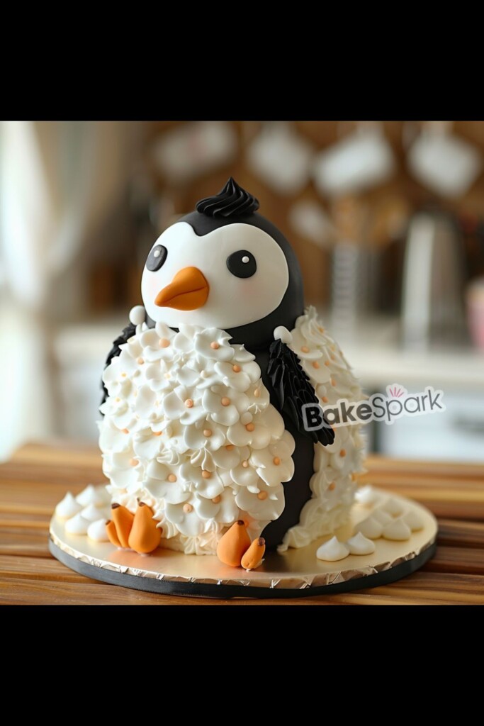 34 Penguin Cake Design Ideas [GALLERY] - BakeSpark