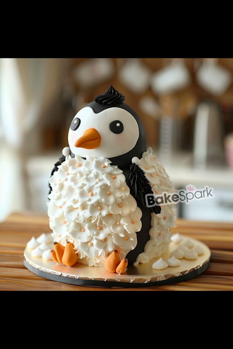 34 Penguin Cake Design Ideas [GALLERY] - BakeSpark