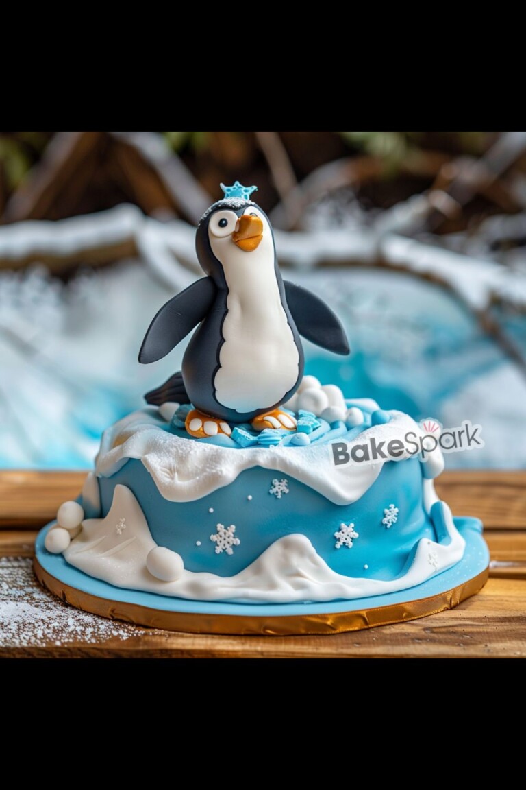 34 Penguin Cake Design Ideas [GALLERY] - BakeSpark