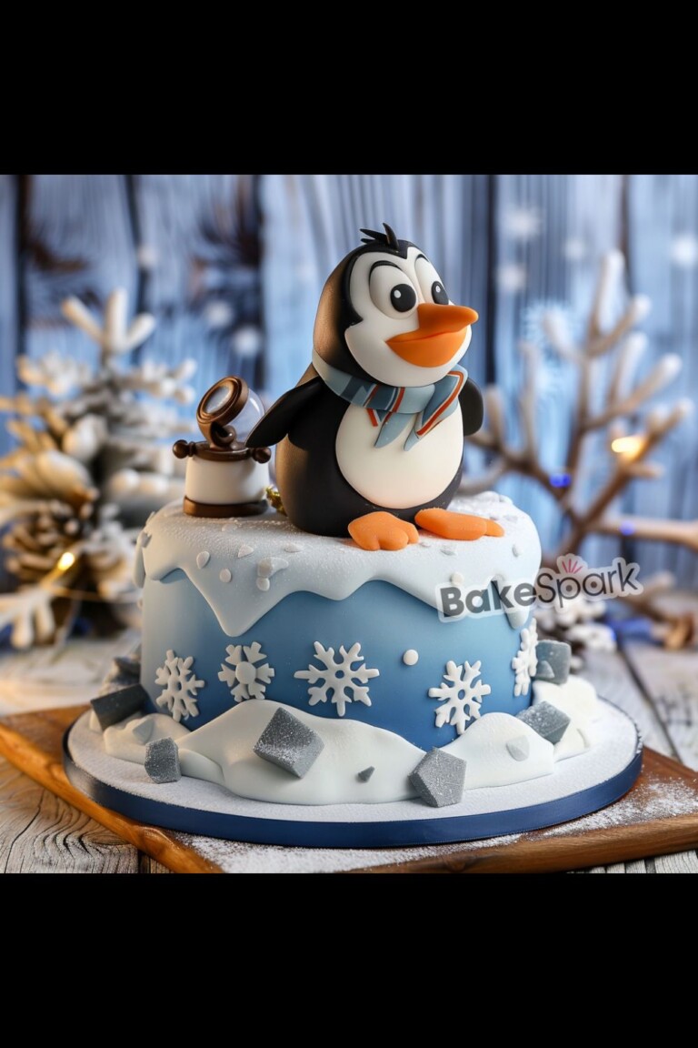 34 Penguin Cake Design Ideas [GALLERY] - BakeSpark