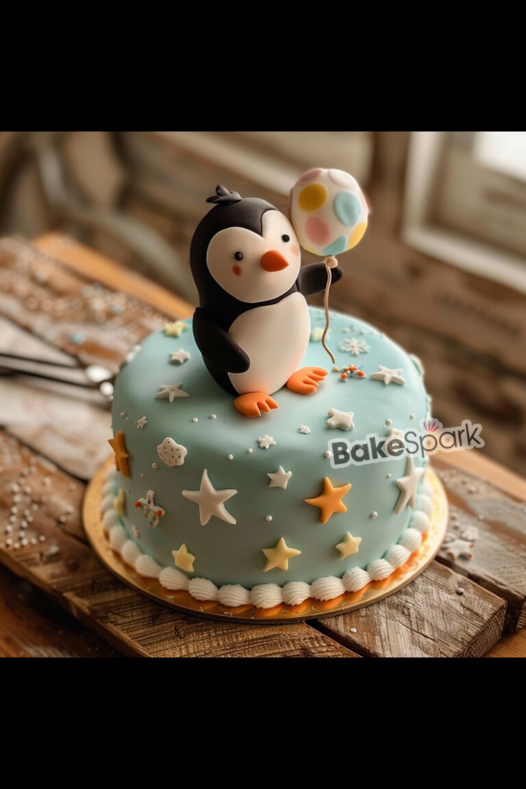34 Penguin Cake Design Ideas [GALLERY] - BakeSpark