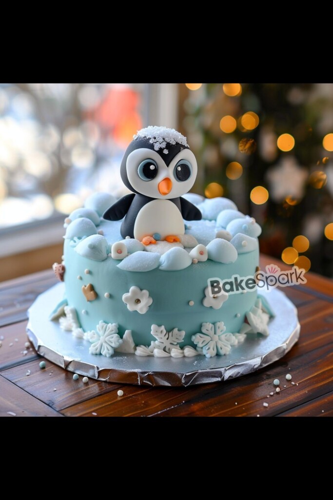 34 Penguin Cake Design Ideas [GALLERY] - BakeSpark