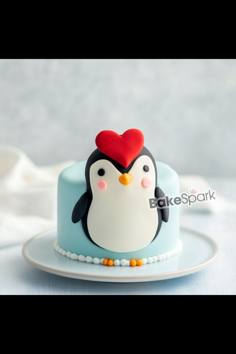 34 Penguin Cake Design Ideas [GALLERY] - BakeSpark