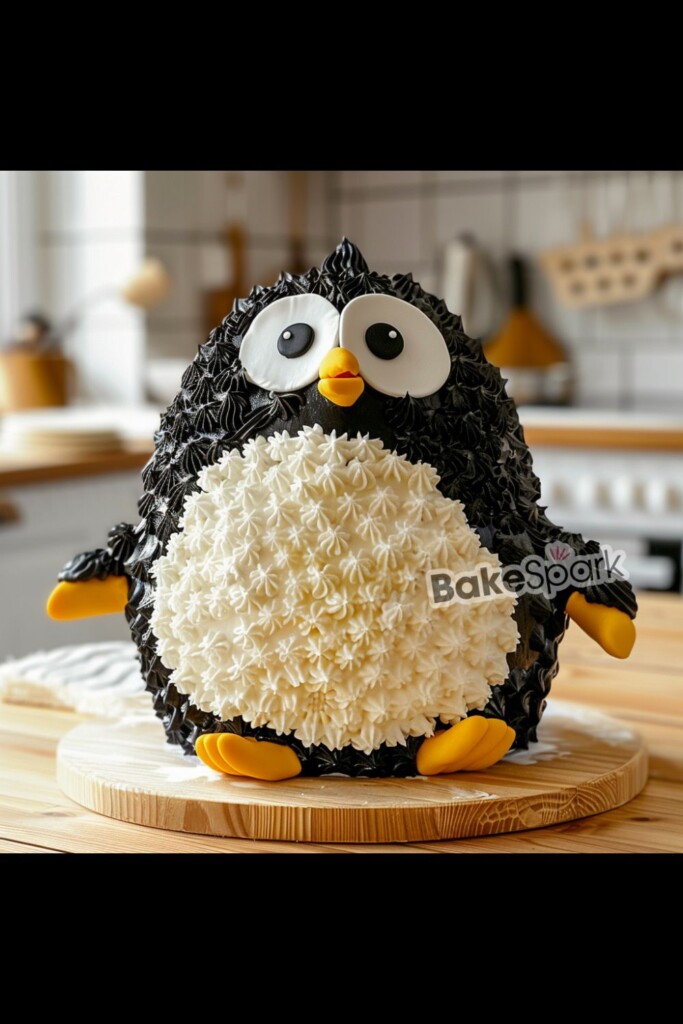 34 Penguin Cake Design Ideas [GALLERY] - BakeSpark