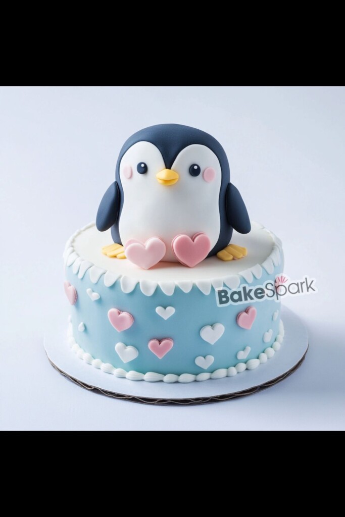 34 Penguin Cake Design Ideas [GALLERY] - BakeSpark