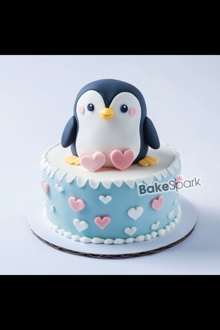 34 Penguin Cake Design Ideas [GALLERY] - BakeSpark