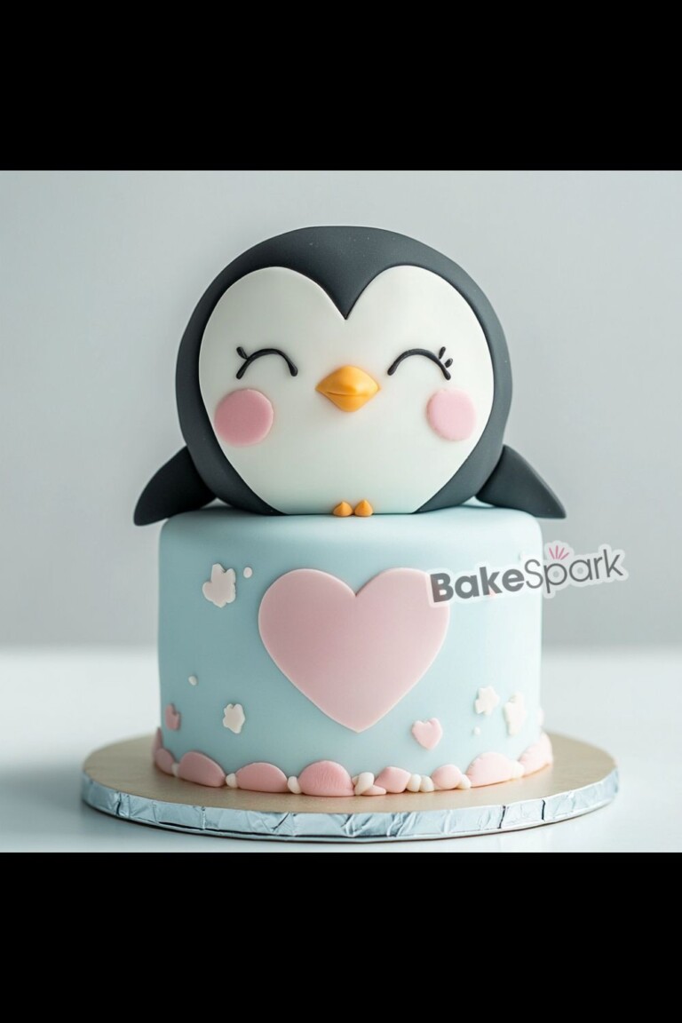 34 Penguin Cake Design Ideas [GALLERY] - BakeSpark