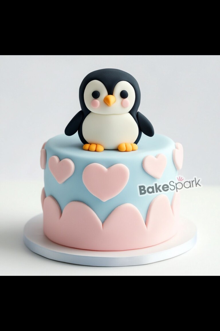 34 Penguin Cake Design Ideas [GALLERY] - BakeSpark